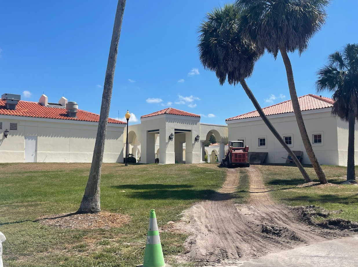 Living grass at Sainer Courtyard ripped out overnight for artificial ...